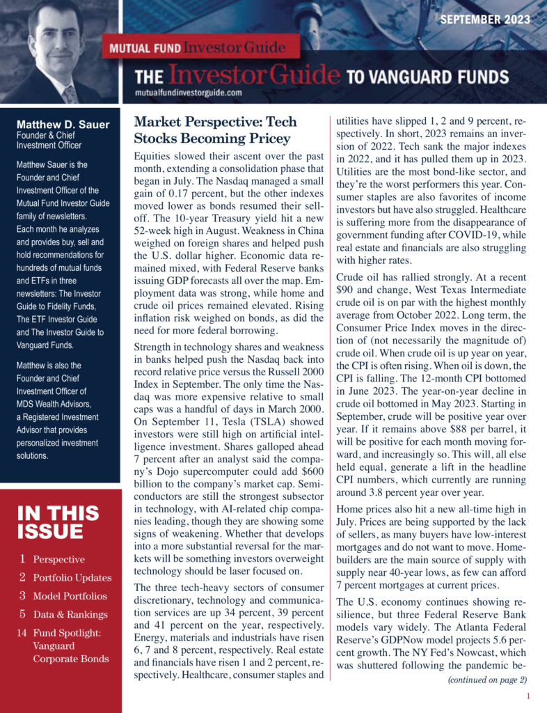 Investor Guide to Vanguard Funds – Mutual Fund Investor Guide